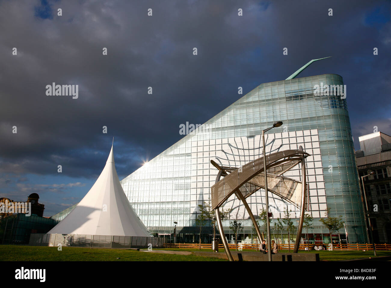 Aug 2008 - The Urbis building Manchester England UK Stock Photo - Alamy