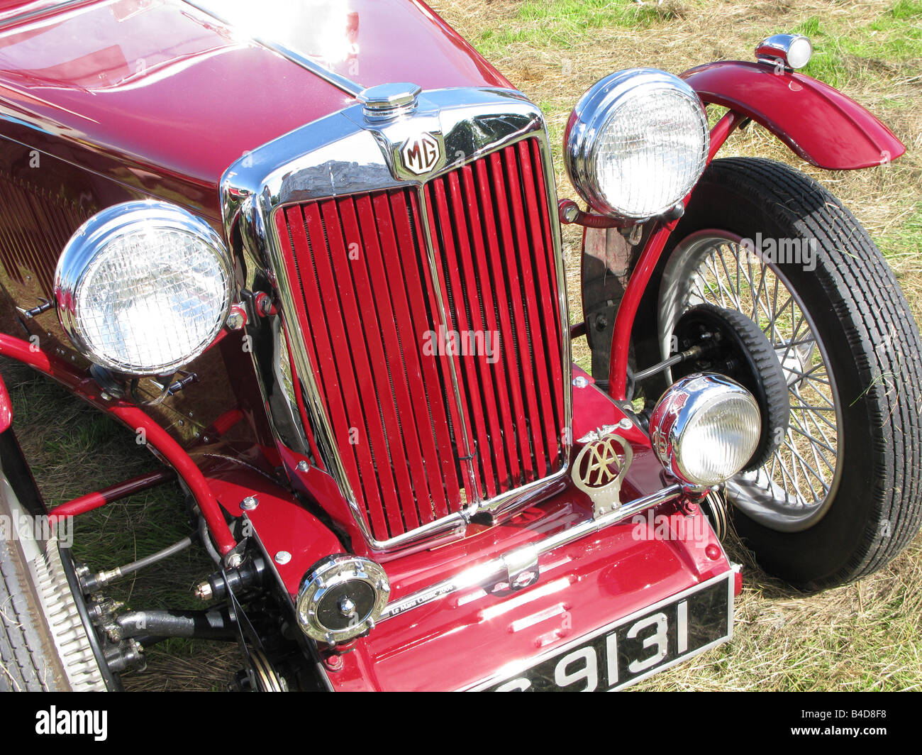 classic red MG Stock Photo - Alamy