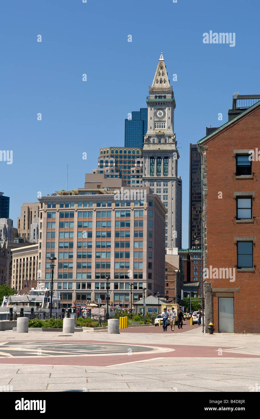 Custom House Tower in downtown Boston Stock Photo - Alamy
