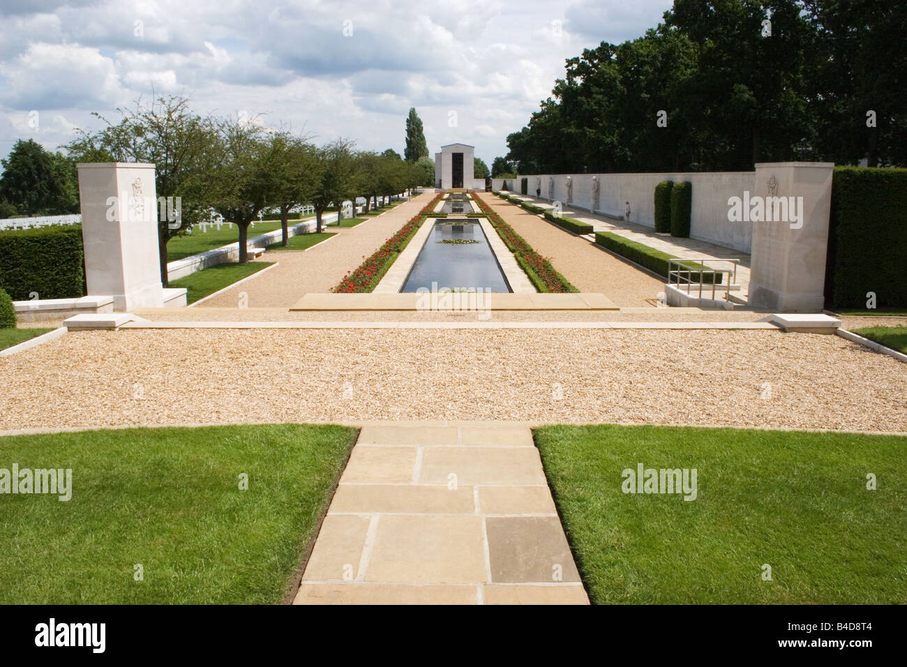 the American Cemetery Memorial grounds war museum nr Madingley ...