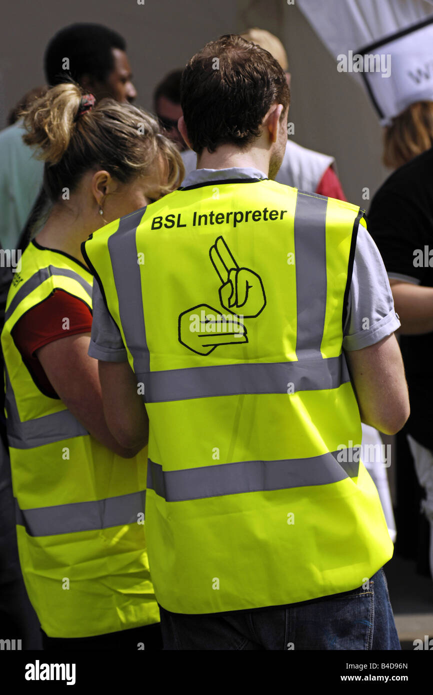 Bsl interpreters hi-res stock photography and images - Alamy