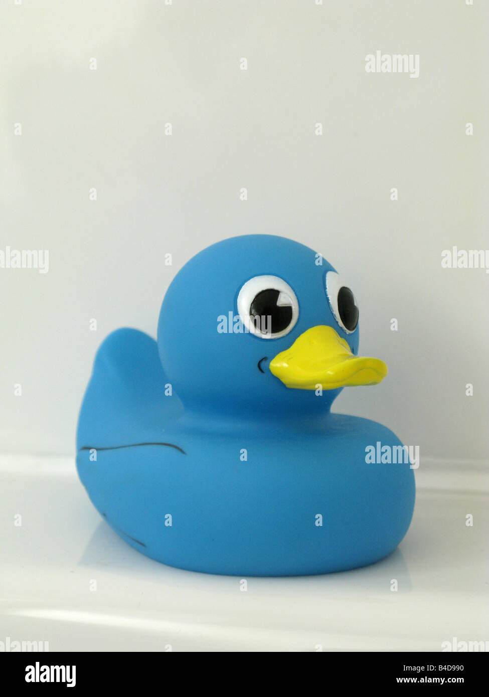 Blue rubber duck 03 Stock Photo - Alamy