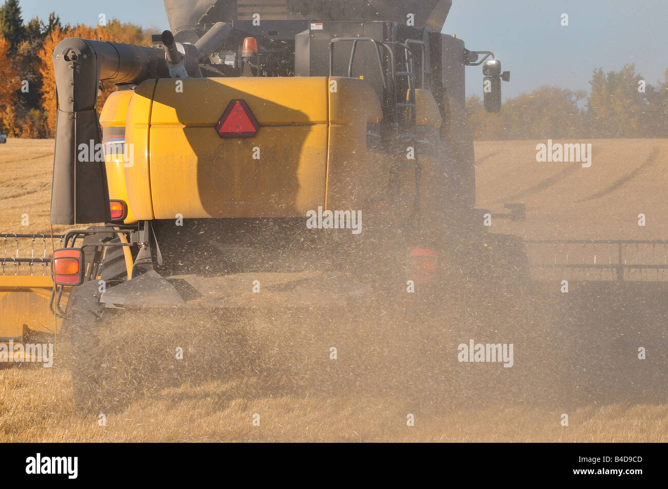Combining wheat 0801 Stock Photo - Alamy