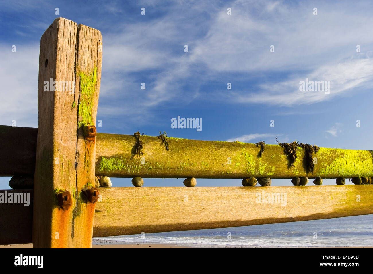 Sea defence close up Stock Photo - Alamy
