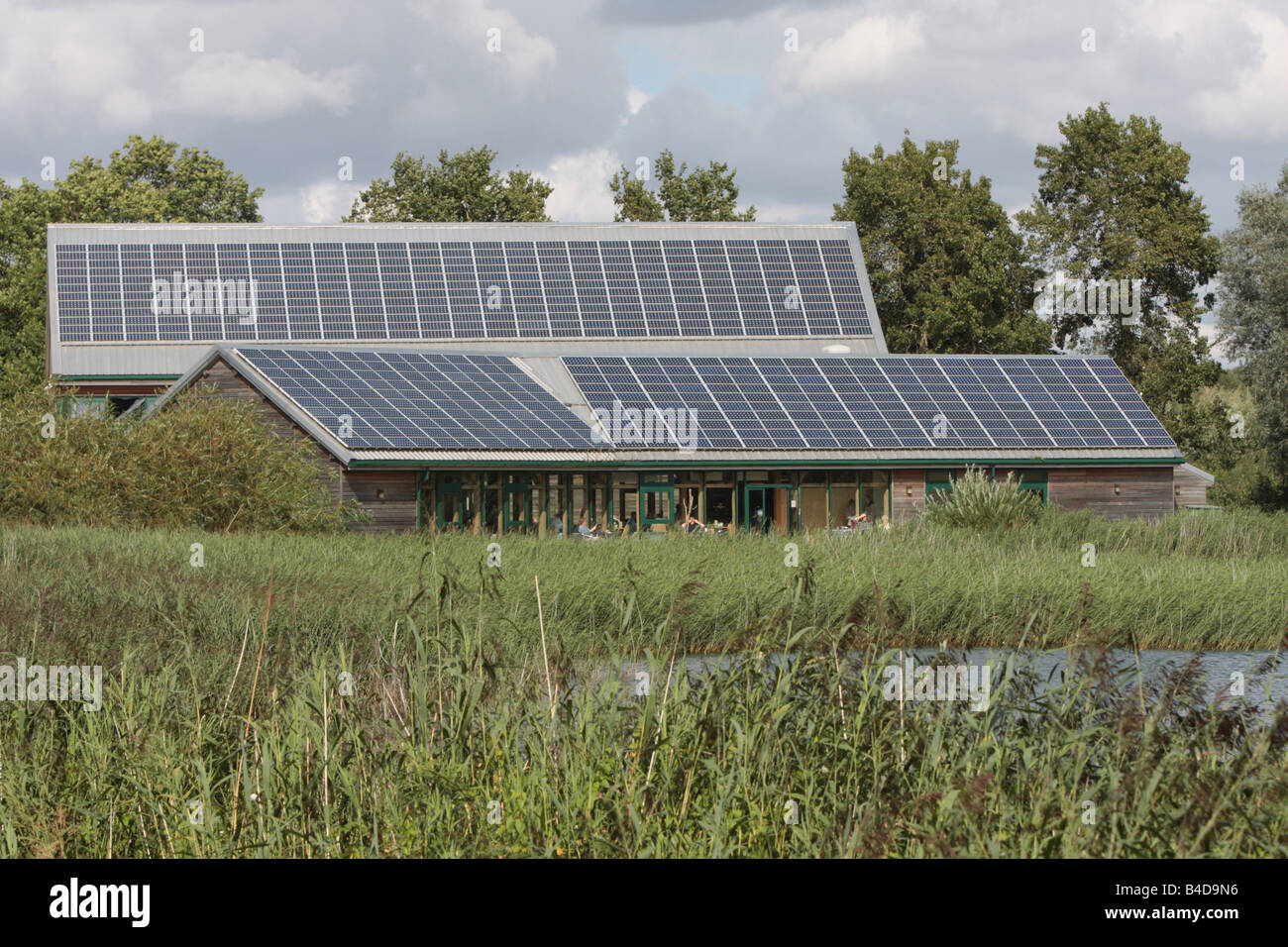 'Cotswold Water Park' 'solar cells' green renewable energy light ...