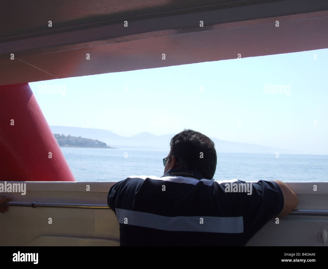 Passenger looking out boat window hi-res stock photography and images ...