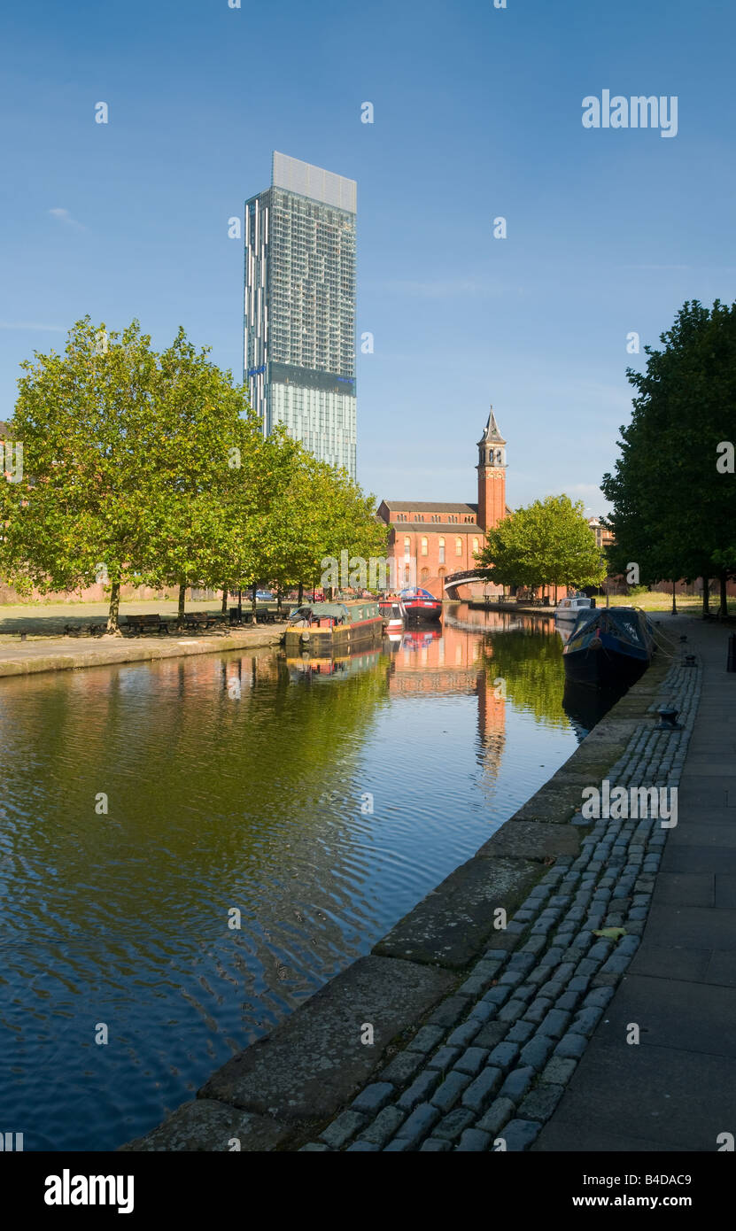 Manchester castlefield beetham tower hi-res stock photography and ...