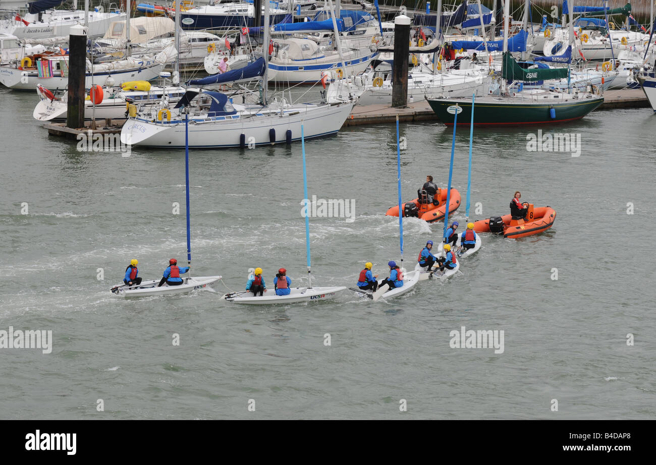 Towing dinghy hi-res stock photography and images - Alamy
