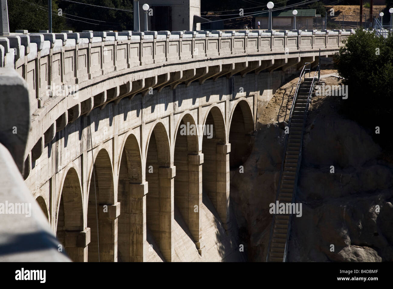 Devil s Gate Dam which goes over the Los Angeles River Los Angeles ...