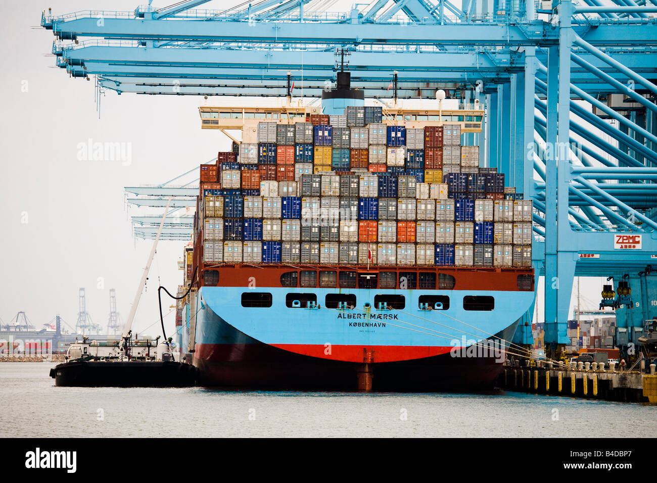 Freight containers on a ship Los Angeles Harbor and Port San Pedro Los ...