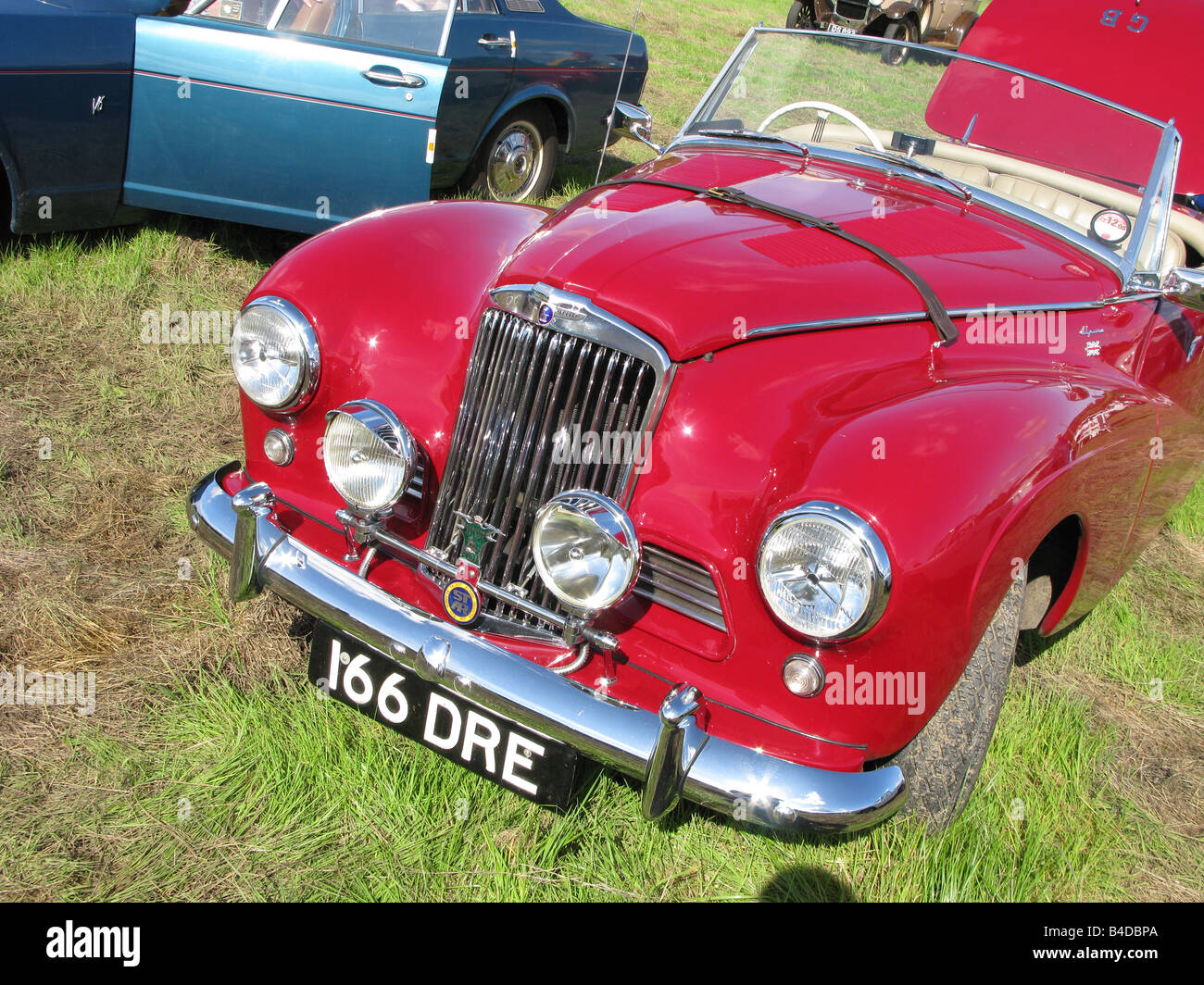 classic red car Stock Photo - Alamy