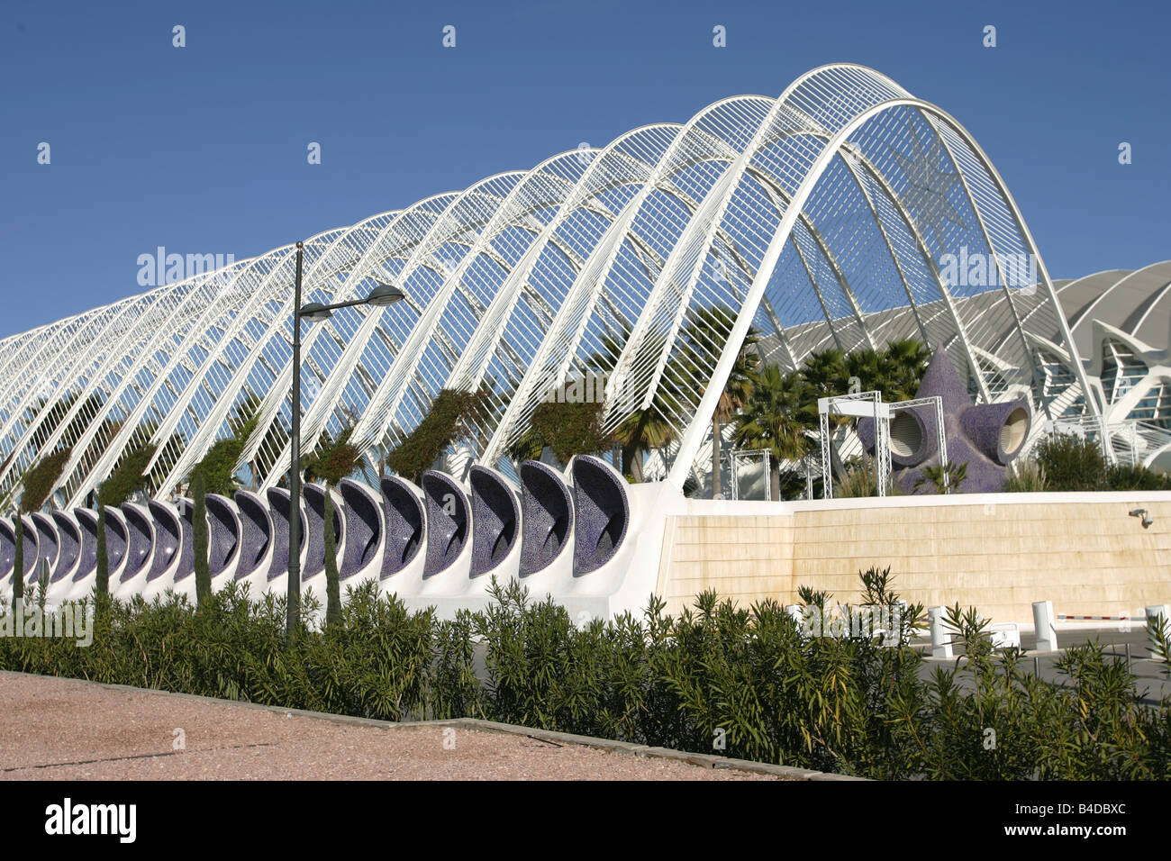 L'Umbracle. Part of the City of Arts and Sciences (Ciudad de las Artes ...