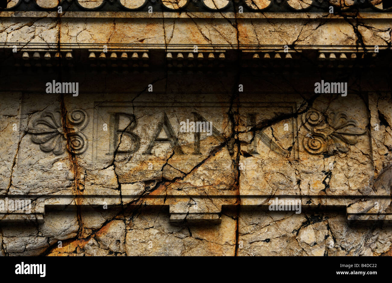 Banking system collapse Stock Photo - Alamy