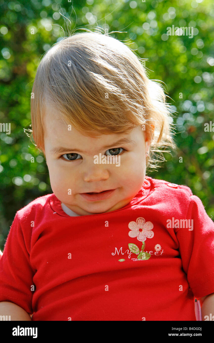 Shy toddler Stock Photo - Alamy