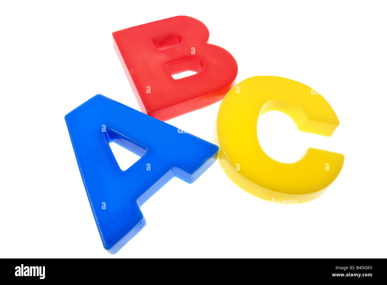 Plastic abc letters hi-res stock photography and images - Alamy