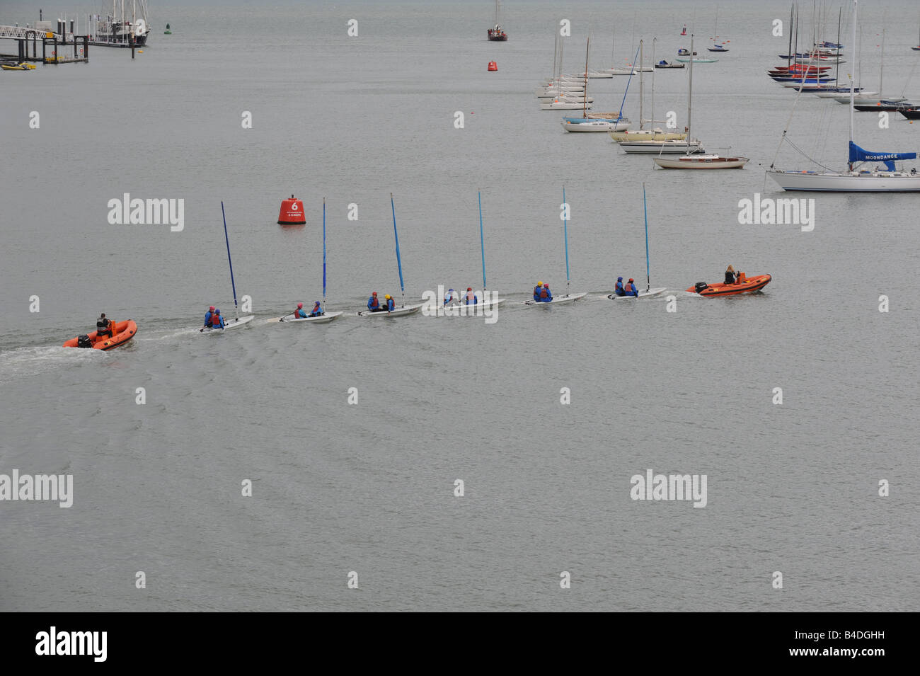 Towing dinghy hi-res stock photography and images - Alamy