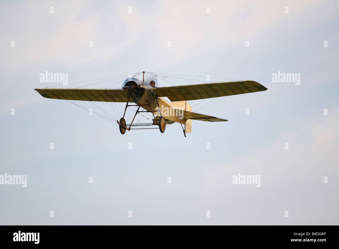 Pilot flying monoplane hi-res stock photography and images - Alamy