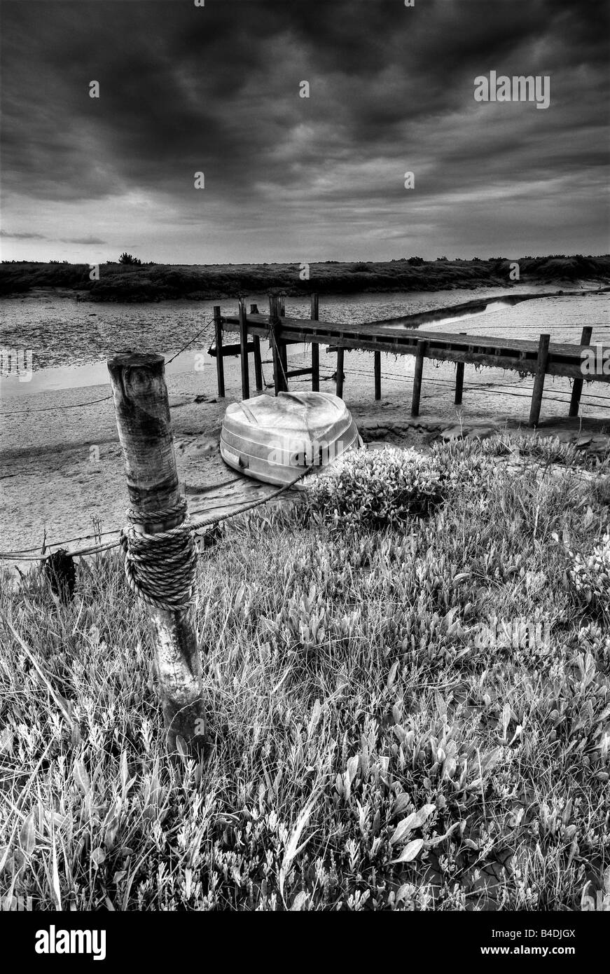 Post by boat Black and White Stock Photos & Images - Alamy