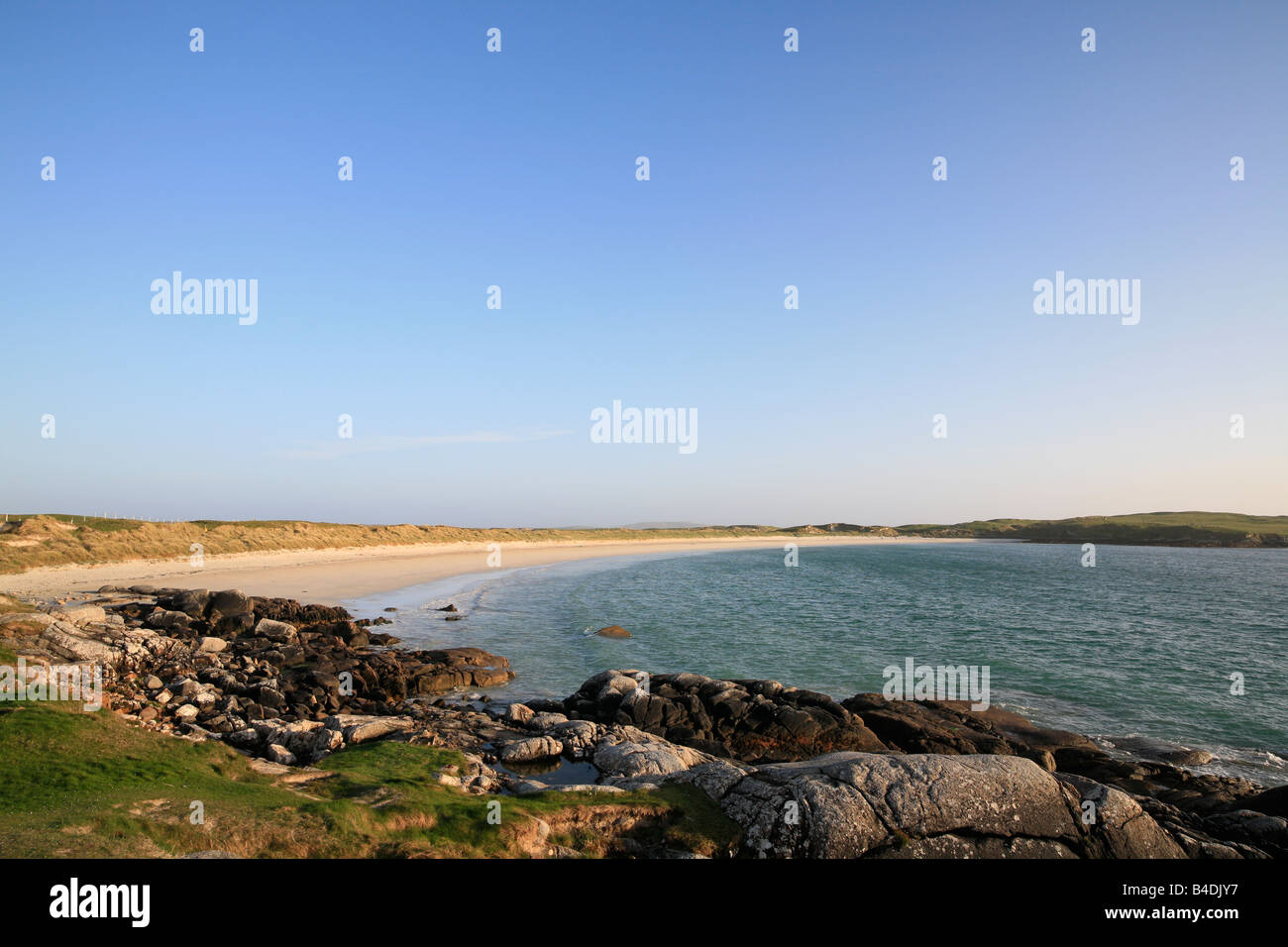Dogs Bay in the evening light, Connemara, Ireland Stock Photo - Alamy