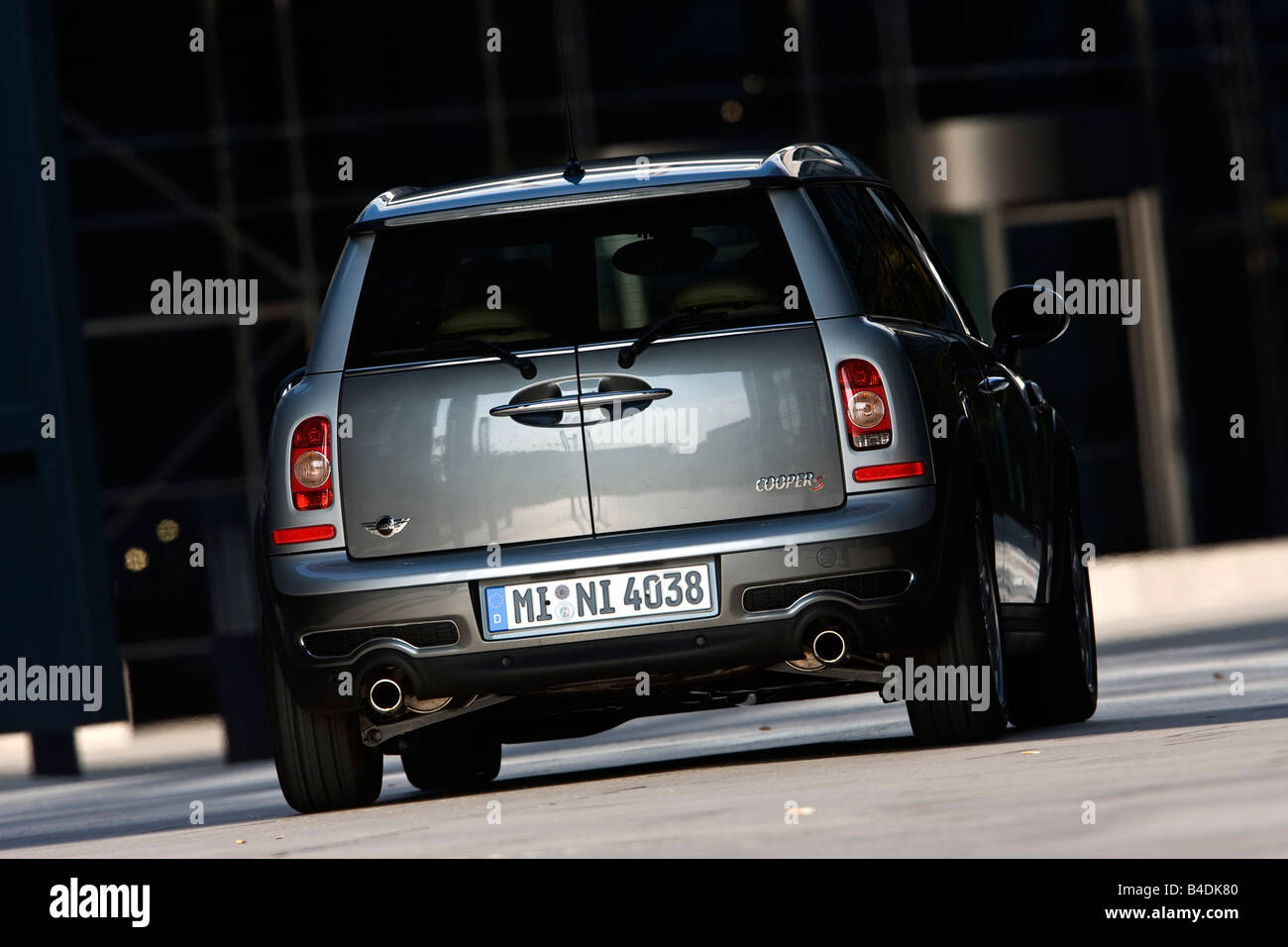 Mini Cooper S Clubman, model year 2007-, anthracite, driving, diagonal ...