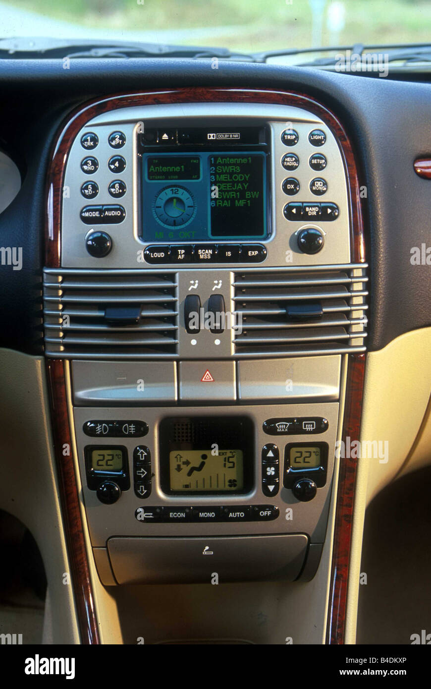 Car, Lancia Lybra 1.8, Limousine, medium class, model year 1999-, dark ...