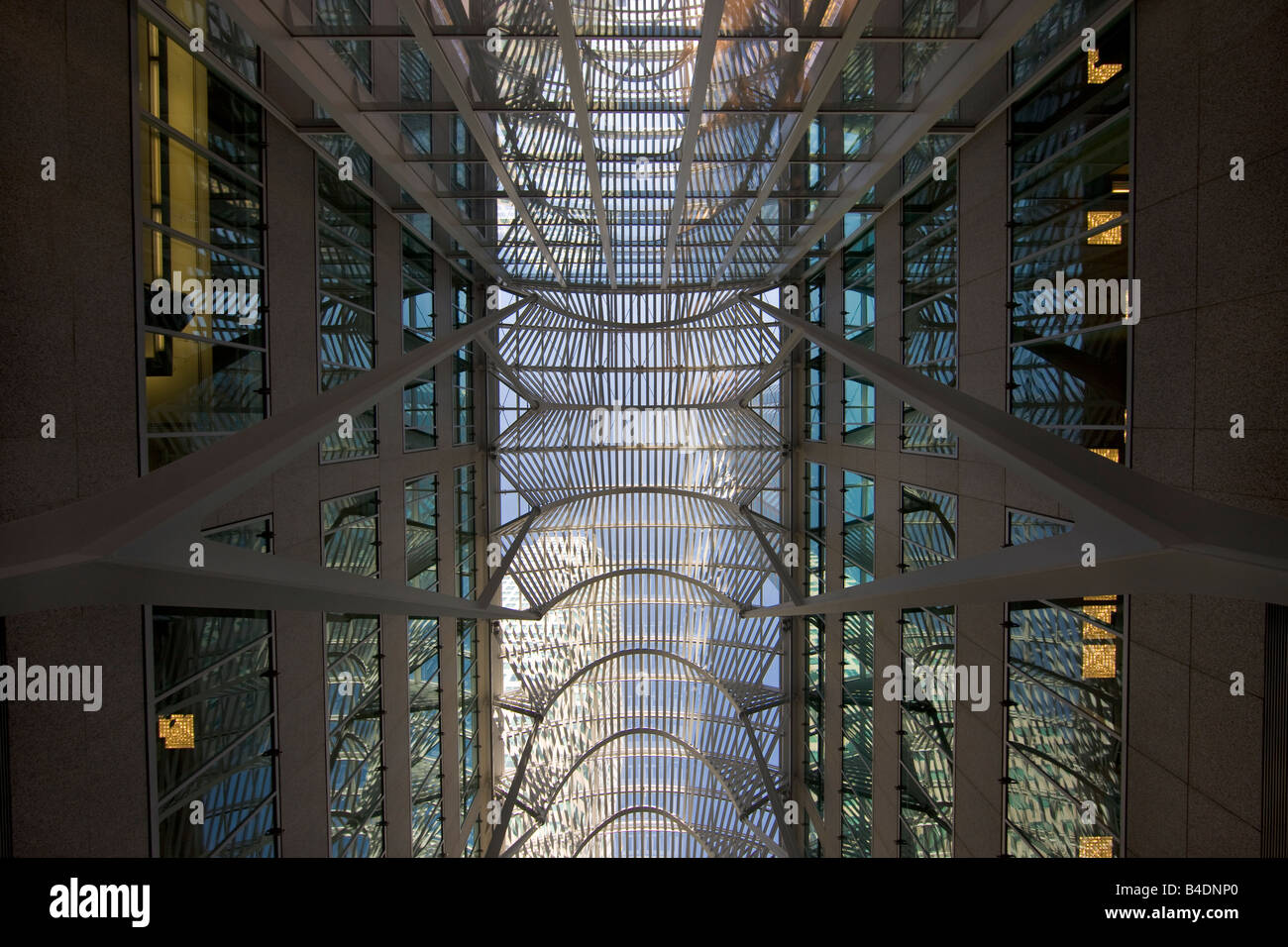 Interior of Brookfield Place in downtown Toronto, Ontario, Canada Stock ...