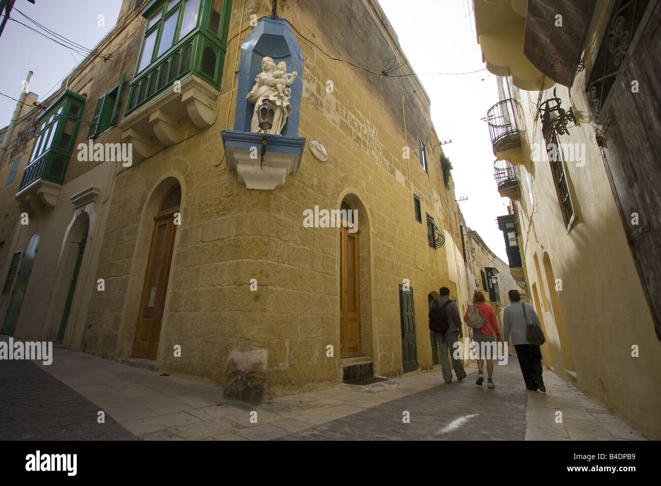Old town of Victoria Gozo Malta Stock Photo - Alamy