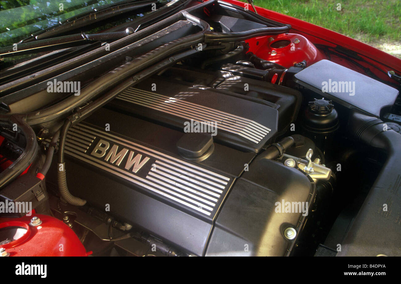 Car, BMW 330 CI, coupe, medium class, model year 1999-, red, view in ...