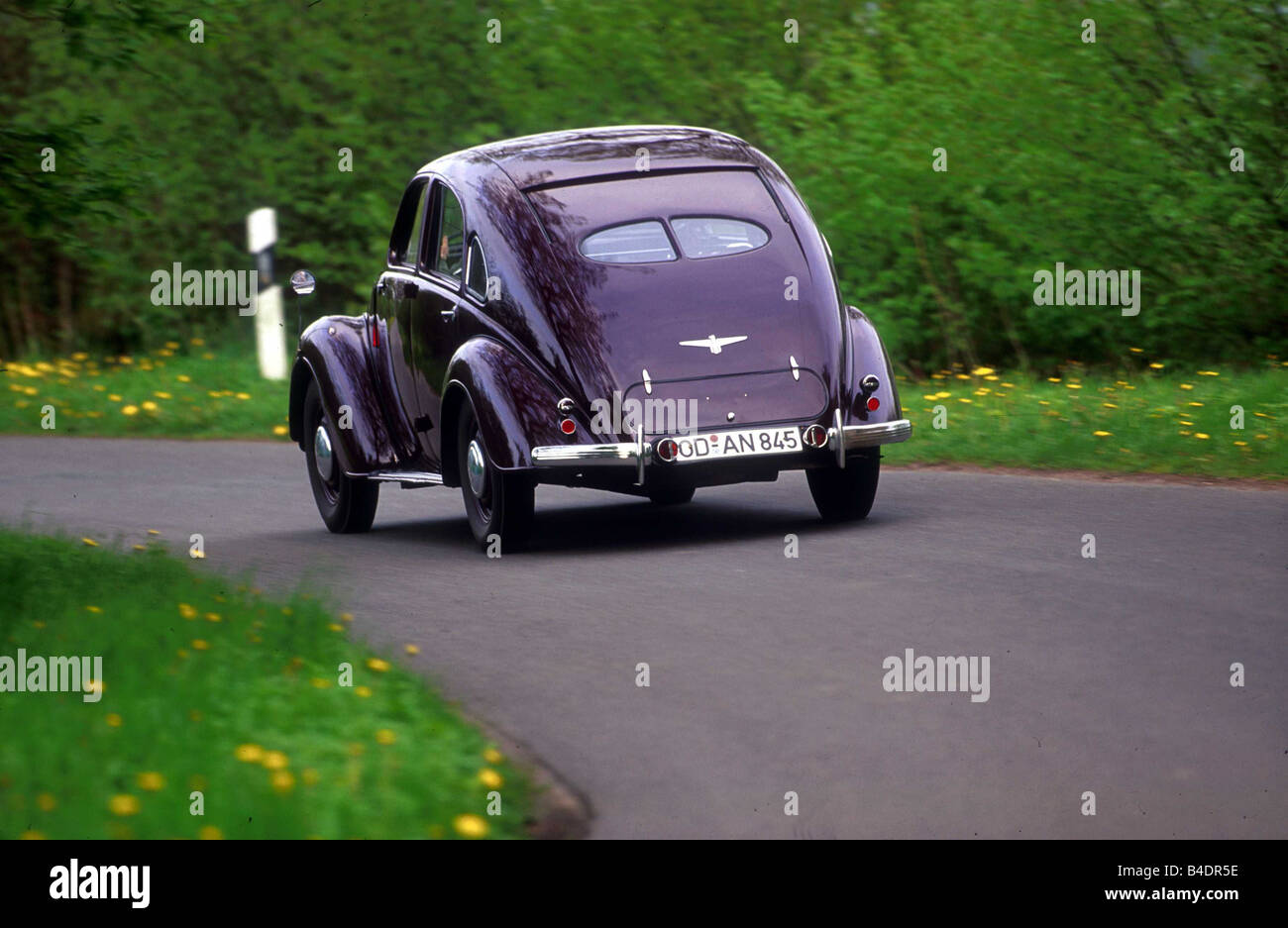 Car, Adler 2.5, model year 1937-1939, Limousine, upper middle-sized ...
