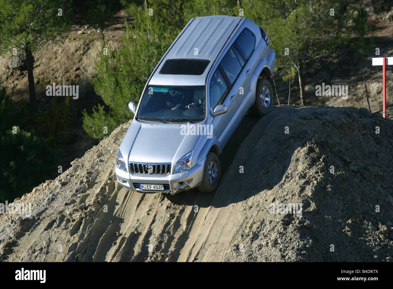 Car, Toyota Landcruiser, cross country vehicle, model year 2002 ...