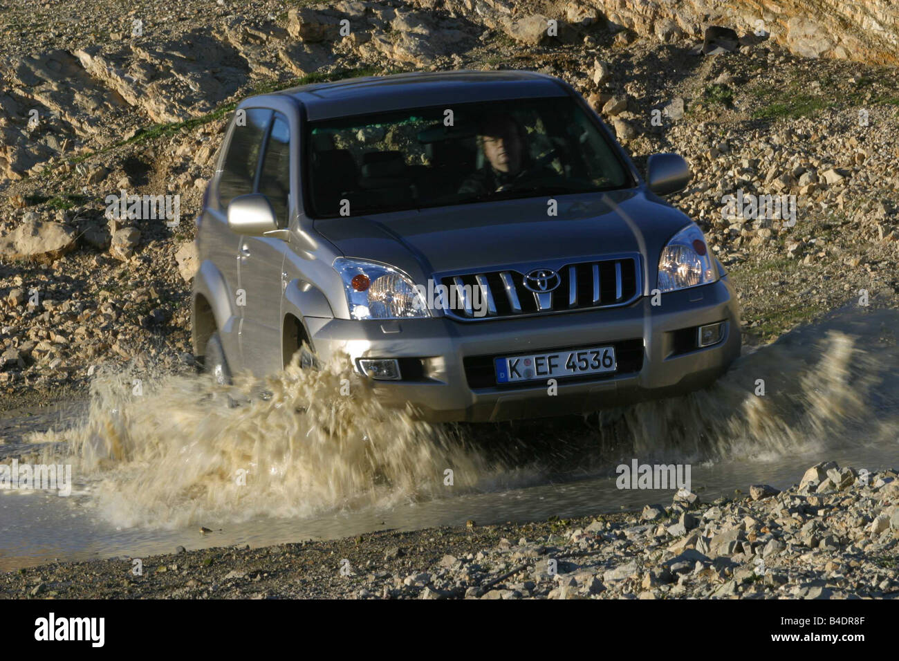 Car, Toyota Landcruiser, cross country vehicle, model year 2002 ...