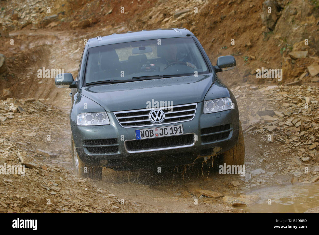 Car, VW Volkswagen Touareg V10 TDI, cross country vehicle, model year ...