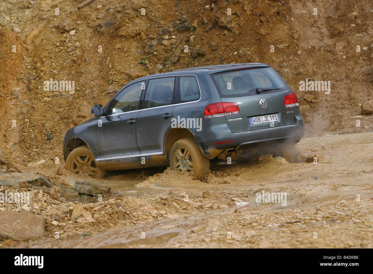 Car, VW Volkswagen Touareg V10 TDI, cross country vehicle, model year ...