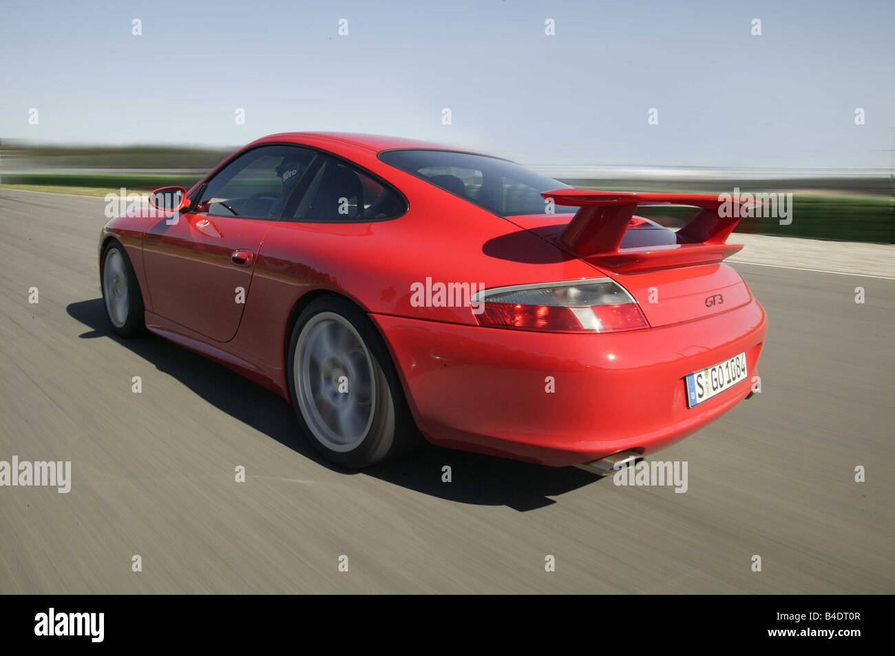 Car, Porsche GT3, roadster, model year 2003-, red, coupe, driving, test ...
