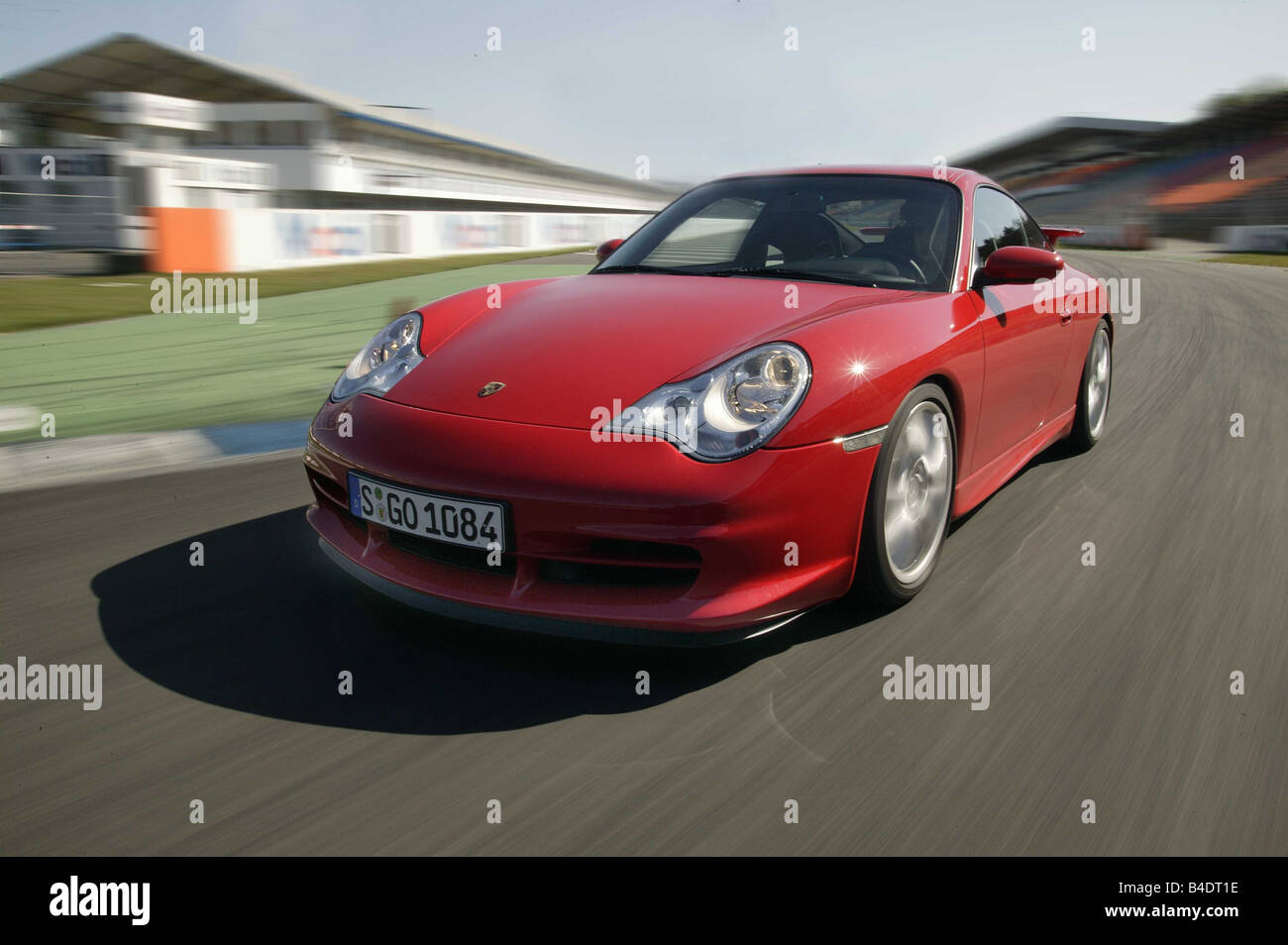 Car, Porsche GT3, roadster, model year 2003-, red, coupe, driving, test ...