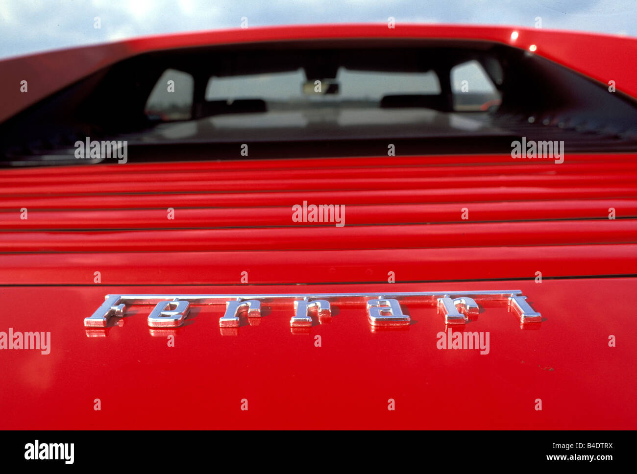 Car, Ferrari Testarossa, roadster, red, model year 1984-1991, 390 PS ...