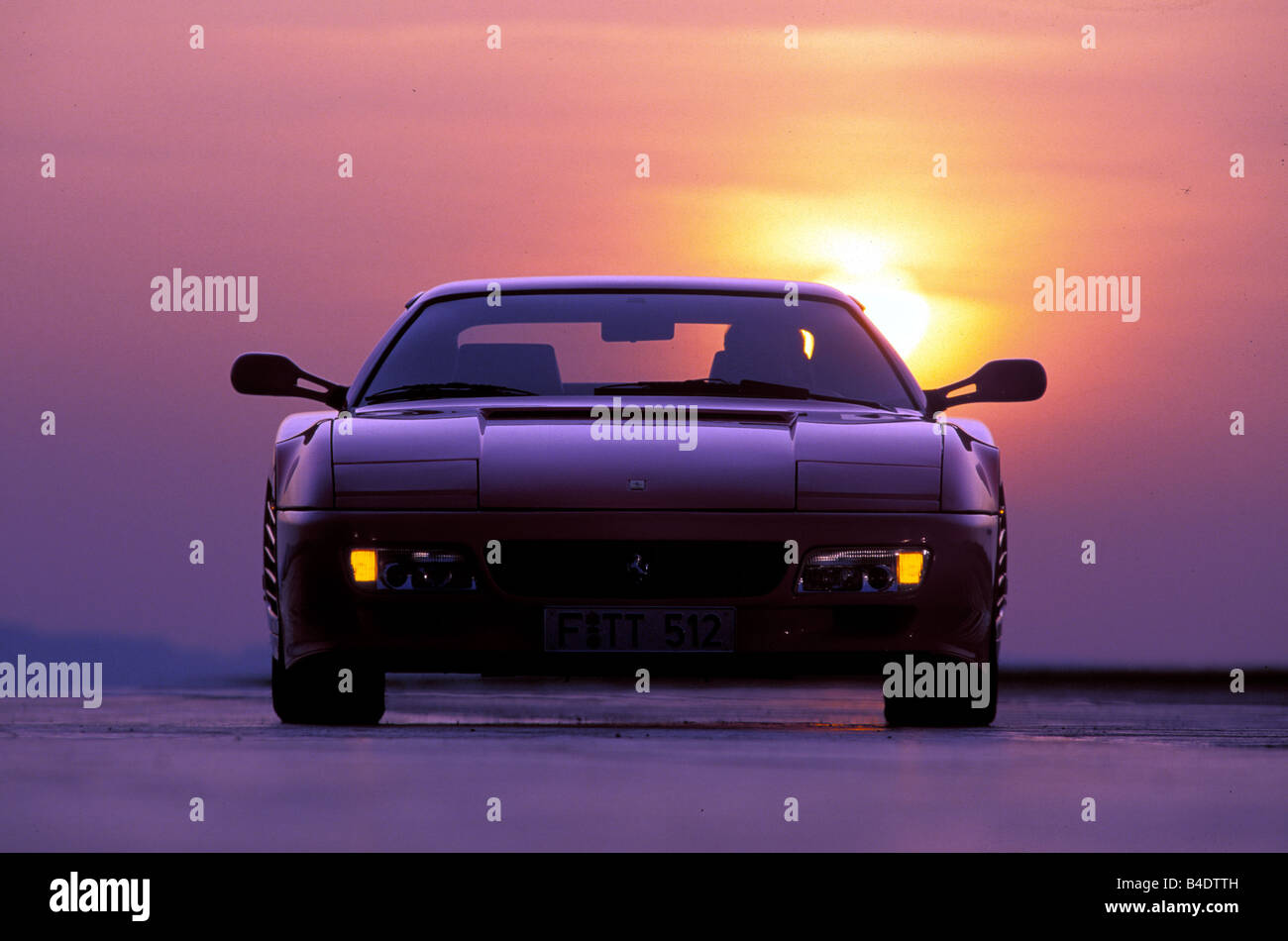 Car, Ferrari Testarossa, roadster, red, model year 1984-1991, 390 PS ...