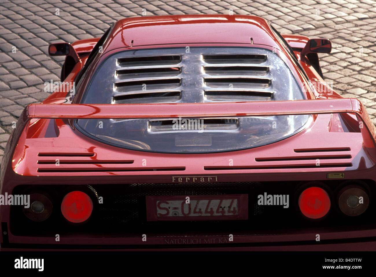 Car, Ferrari F40, roadster, coupe/Coupe, red, model year 1988-1989 ...