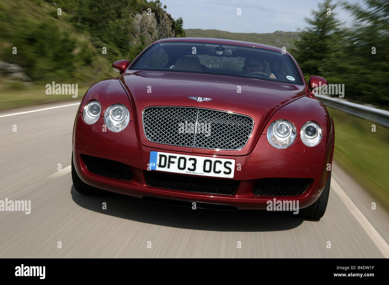 Car, Bentley Continental GT, model year 2003-, Coupe, Luxury approx.s ...