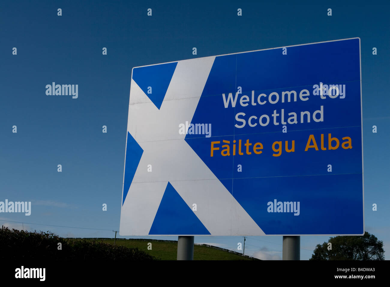 Welcome to scotland scotland welcome hi-res stock photography and ...