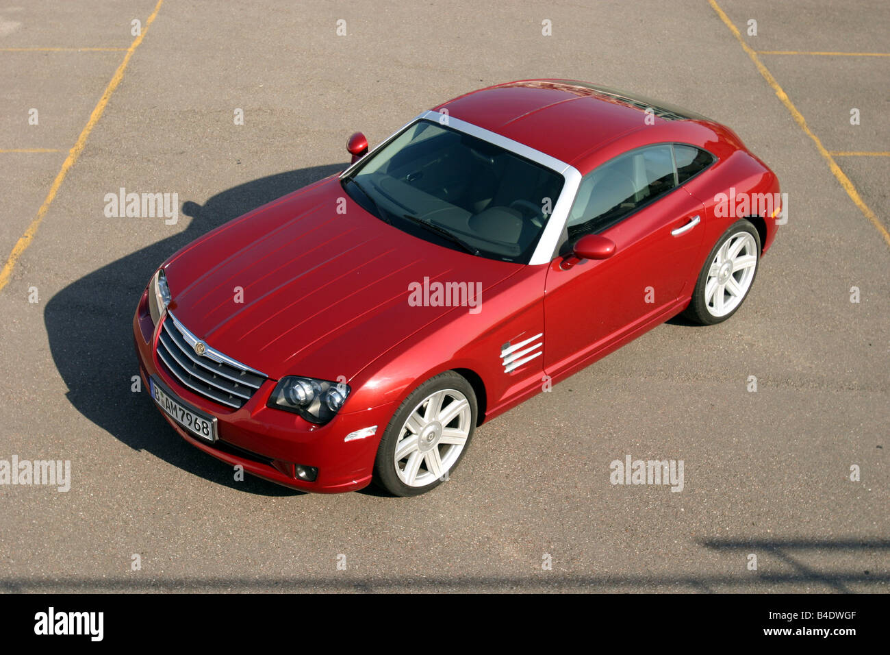 Car, Chrysler Crossfire, red, roadster, model year 2003-, coupe/Coupe ...