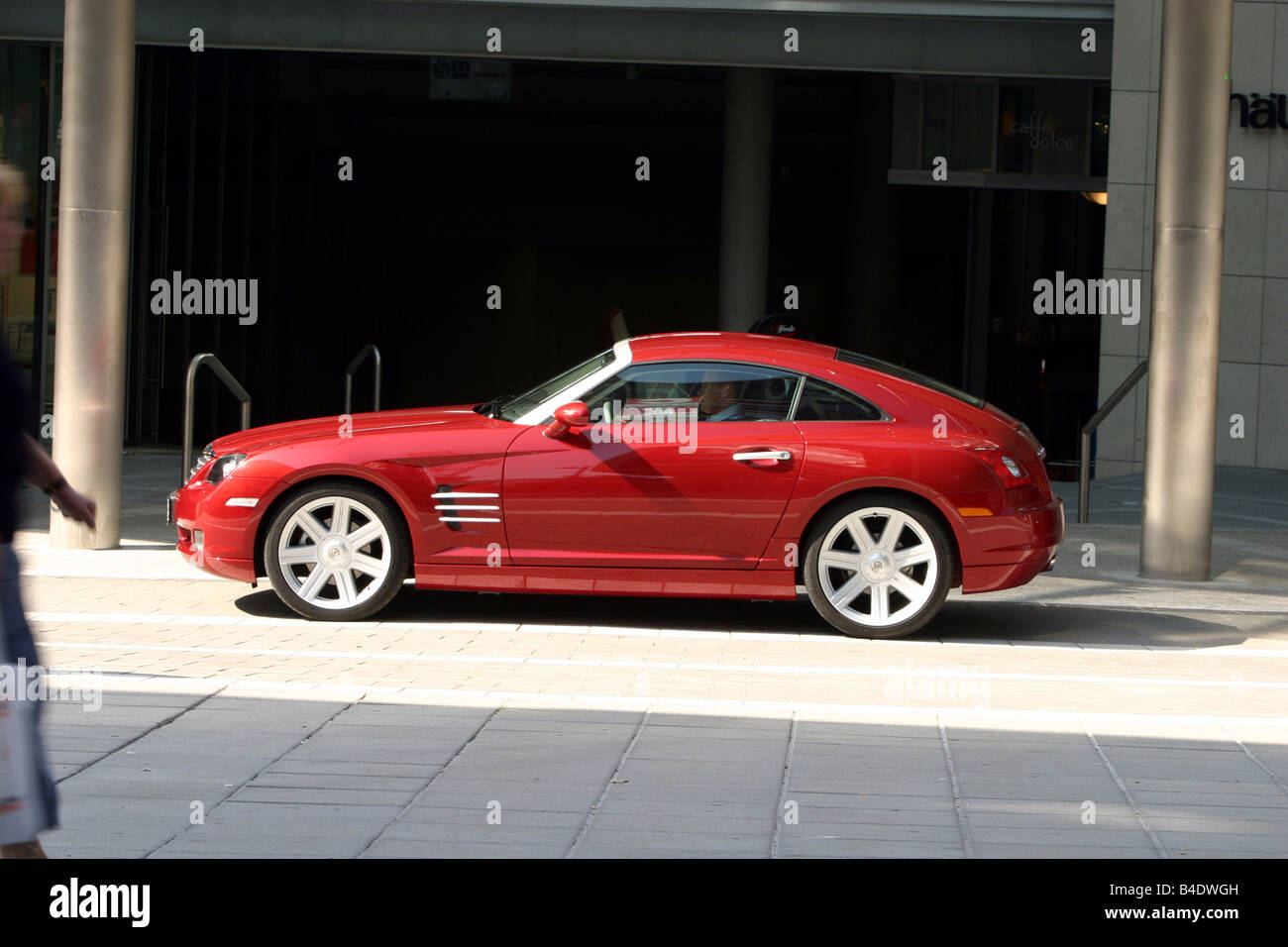Car, Chrysler Crossfire, red, roadster, model year 2003-, coupe/Coupe ...