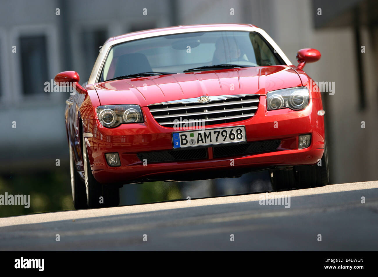 Car, Chrysler Crossfire, red, roadster, model year 2003-, coupe/Coupe ...