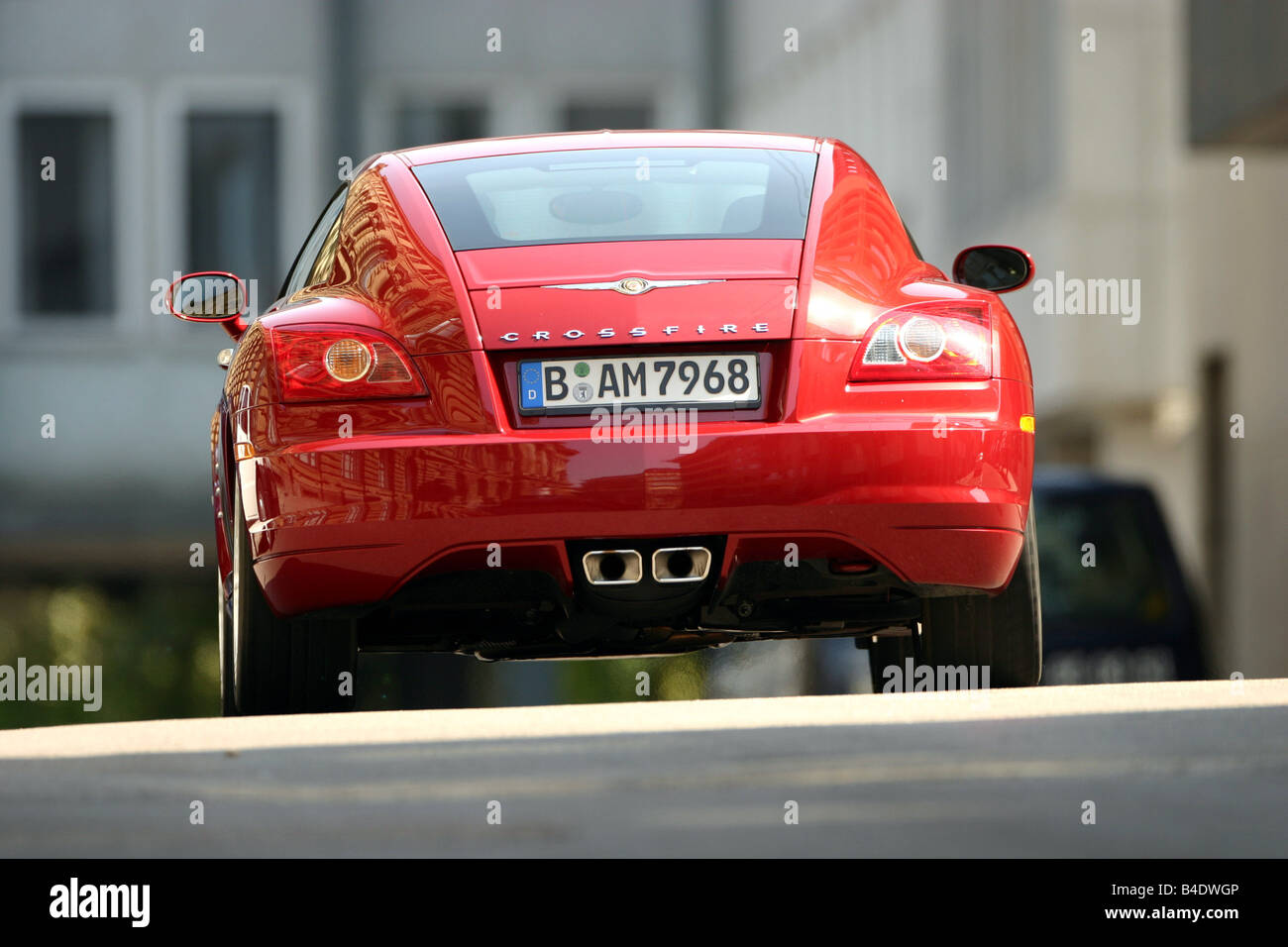 Car, Chrysler Crossfire, red, roadster, model year 2003-, coupe/Coupe ...