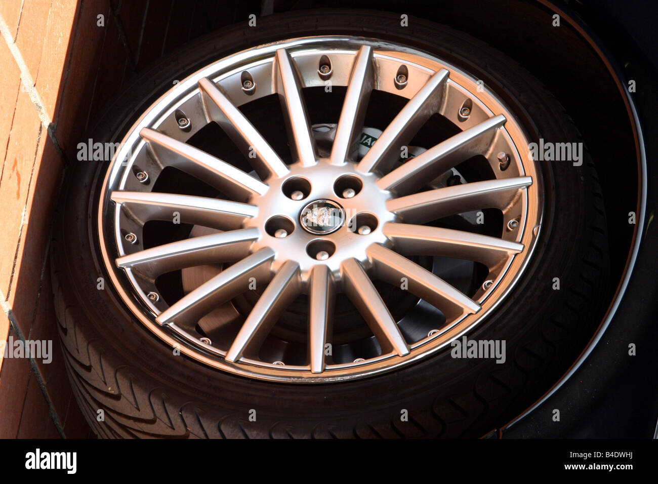 Car, Jaguar XJ R, Limousine, Luxury approx.s, model year 2003-, black ...