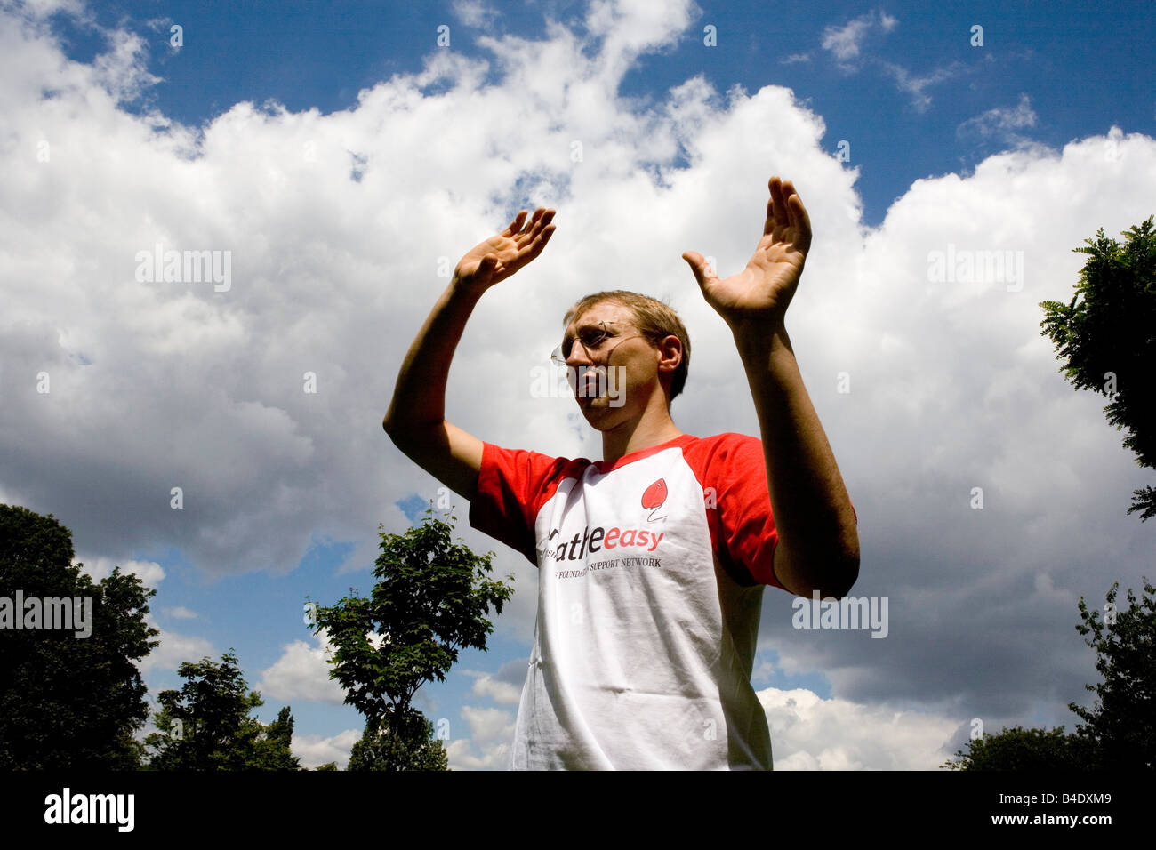 Tai Chi in the park Stock Photo - Alamy