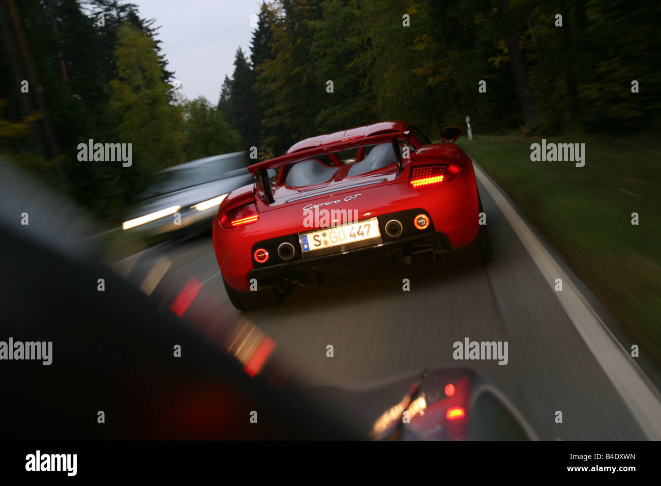 Porsche carrera gt rear view hi-res stock photography and images - Alamy