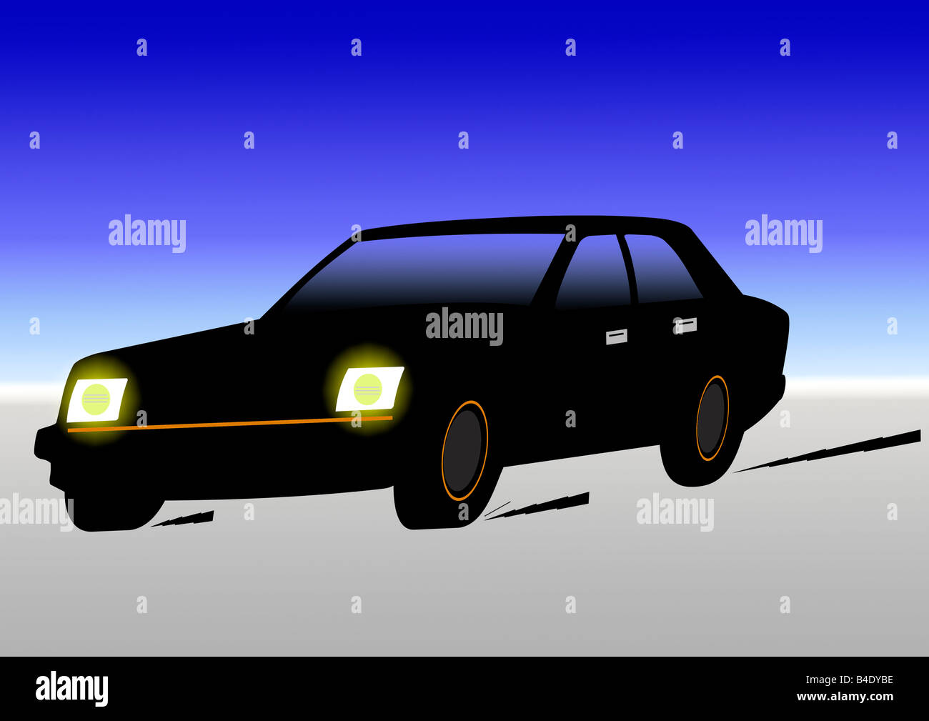 fast black car Stock Photo - Alamy