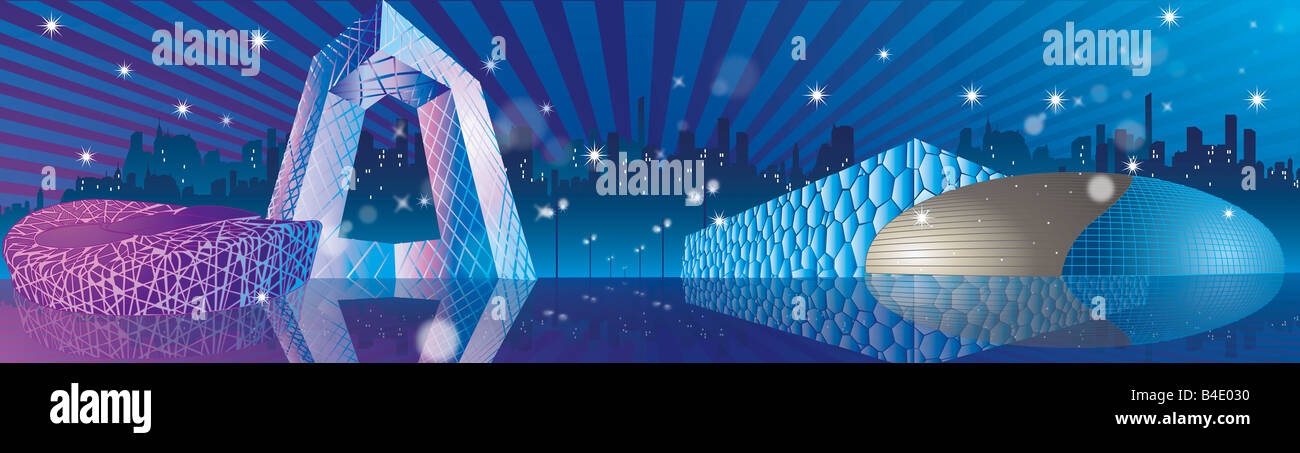 Cctv new building and national stadium hi-res stock photography and images - Alamy