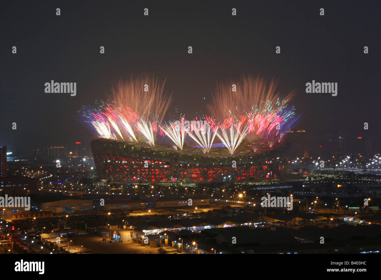 Fireworks Of Beijing Olympic Games Ceremony,Beijing Stock Photo - Alamy
